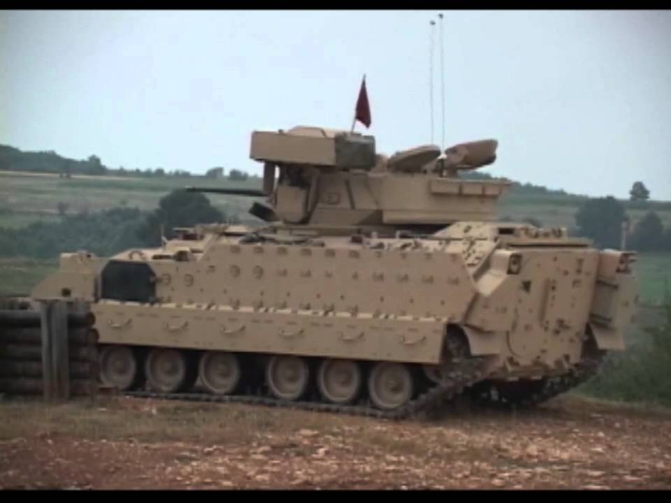 Task Force Night Stalker M2A2 Bradley Live Fire - YouTube