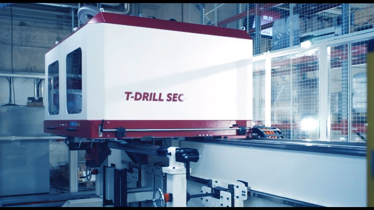 SEC-115 Fully Automatic Collaring Machine from T-DRILL - YouTube