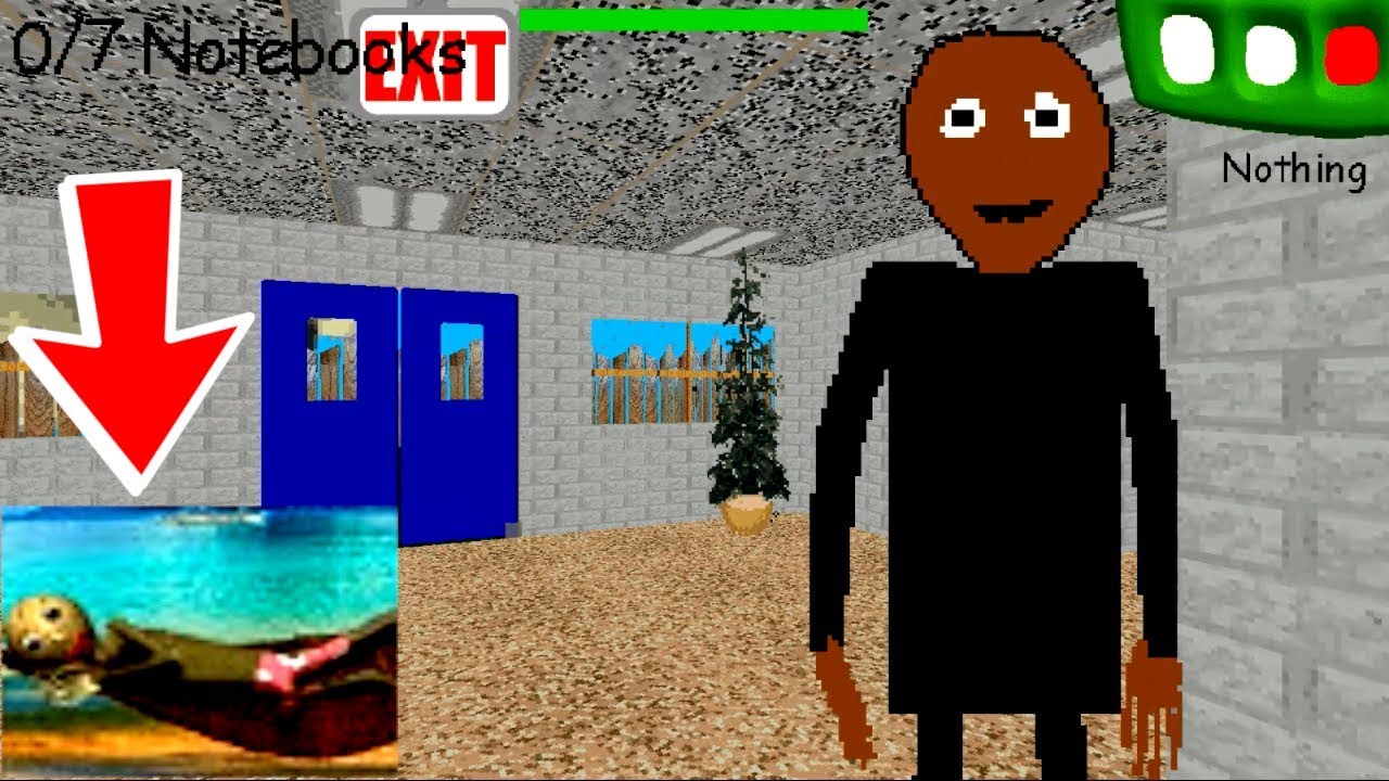 New Teacher - Baldi Went On Vacation - YouTube