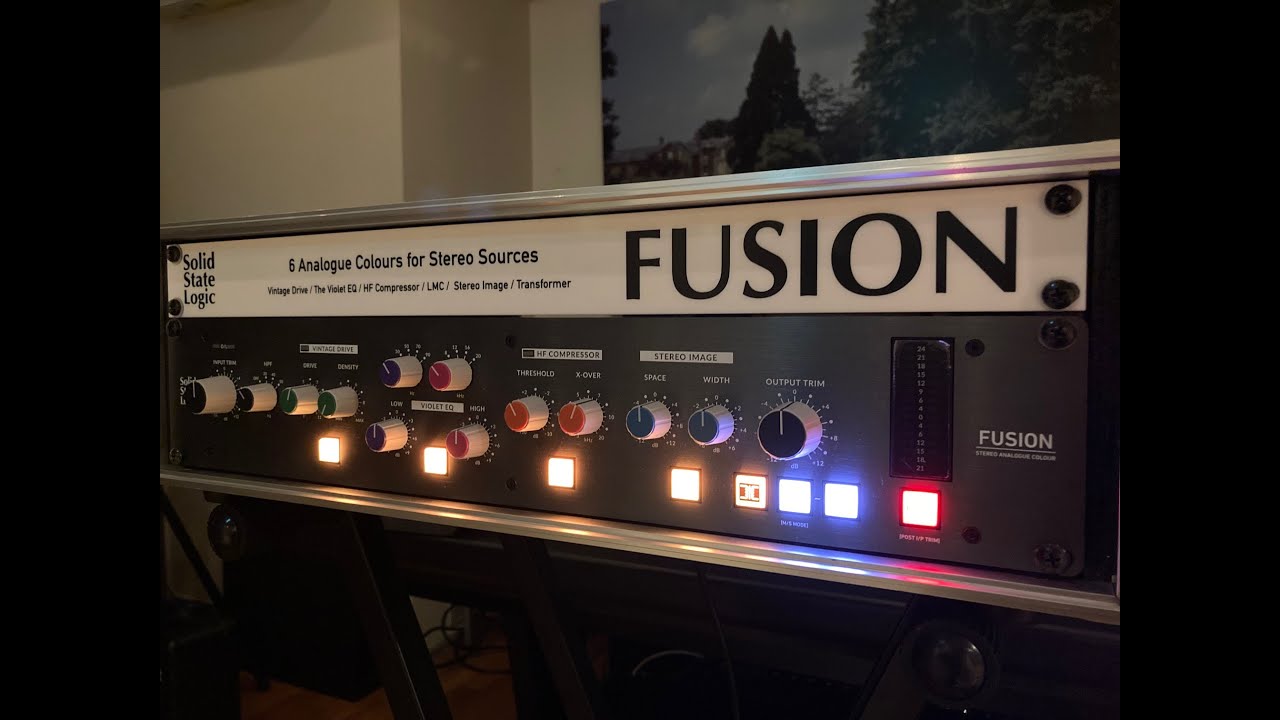 Solid State Logic "FUSION" サウンドチェックムービー - YouTube