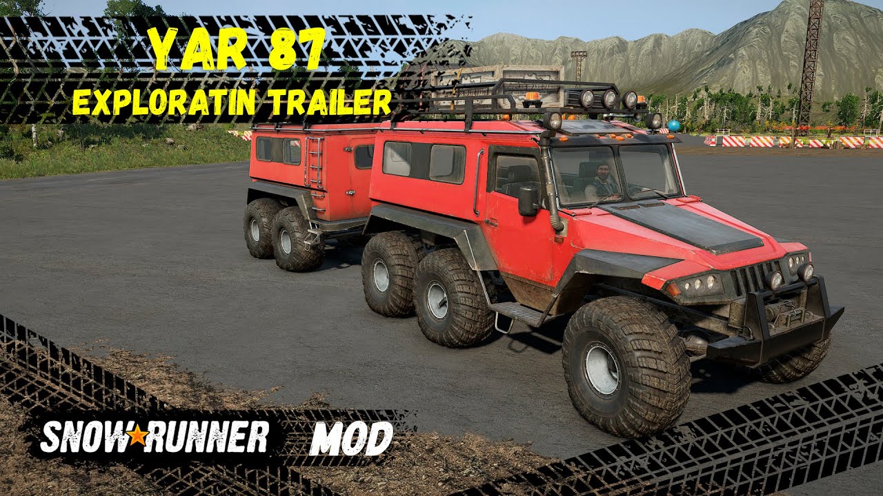 SnowRunner mod - Yar 87 Exploratin trailer | SnowRunner мод - трейлер Yar 87 - YouTube