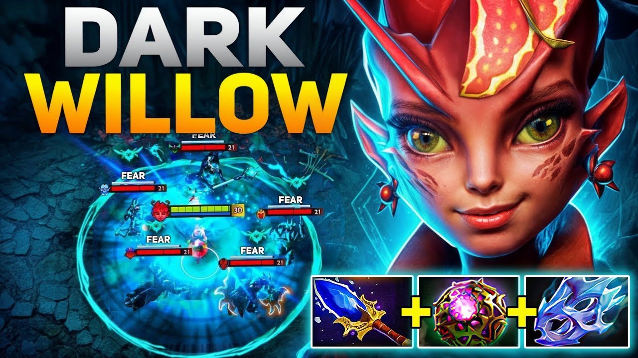 32Kills Dark Willow🔥🔥🔥Scepter + Octarine Core + Moon Shard Builds IMBA Shadow Realm 7.37e | Dota ...