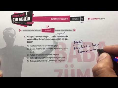 KPSS Tarih15 Dikkat Çıkabilir! ÖSYM'nin vazgeçemediği Soru Tipleri.. Kadir KOÇ