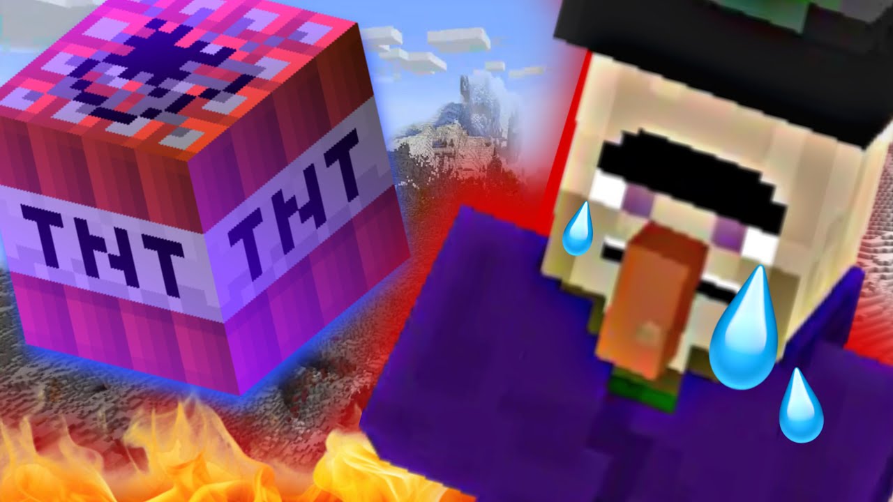 CRUSH THIS WORLD! TNT vs MOBS IN MINECRAFT! #minecraft - YouTube