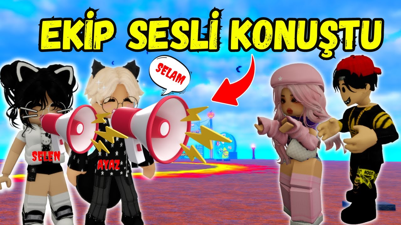Ekİp KonuŞtu Seslerİnİ Duyduk ️ayŞem Ece Ari💥arigİller🐝roblox Blade