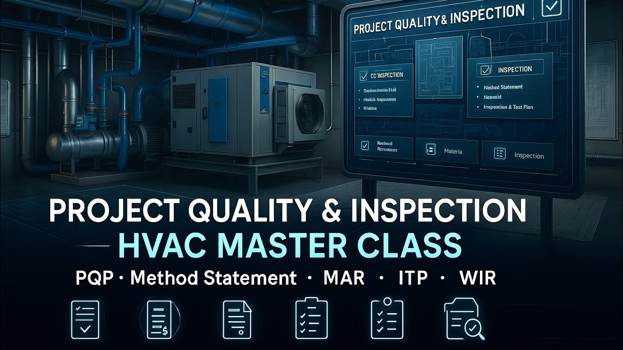 HVAC PROJECT QUALITY & INSPECTION – PQP, Method Statement, MAR, ITP ...