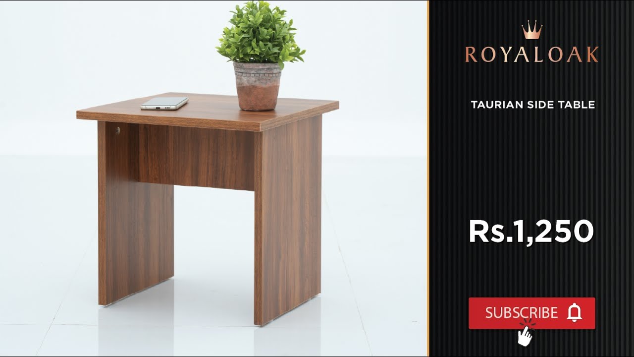 Royaloak | Taurian Side Table - YouTube