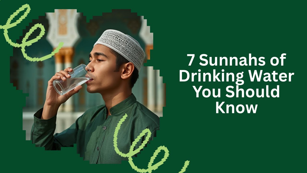 Sunnah Way of Drinking Water | Echoes of the Quran - YouTube