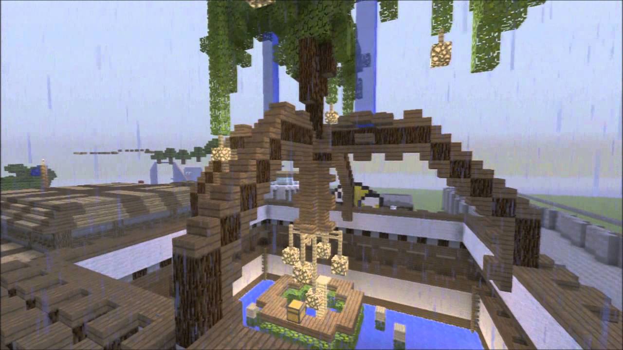 Minecraft "Craftland" - A PS3 Minecraft Theme Park - YouTube