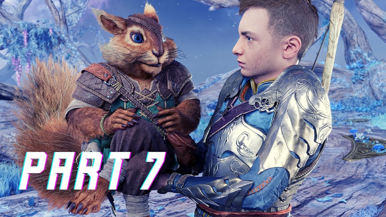 SQUIRREL GOD - GOD OF WAR RAGNAROK Gameplay Walkthrough Part 7 - YouTube