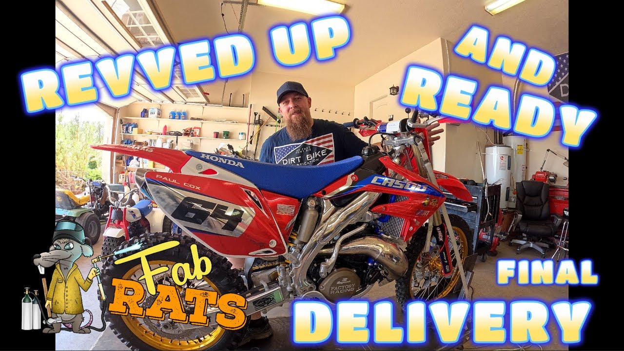 REVVED UP AND READY FOR THE DIRT! FINAL DELIVERY OF @FabRats DIRT BIKE ...