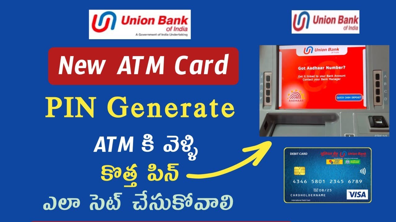 union bank atm pin generation/how to generate union bank of india ATM ...