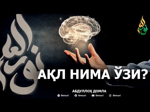 АҚЛ НИМА ЎЗИ? - АБДУЛЛОҲ ДОМЛА