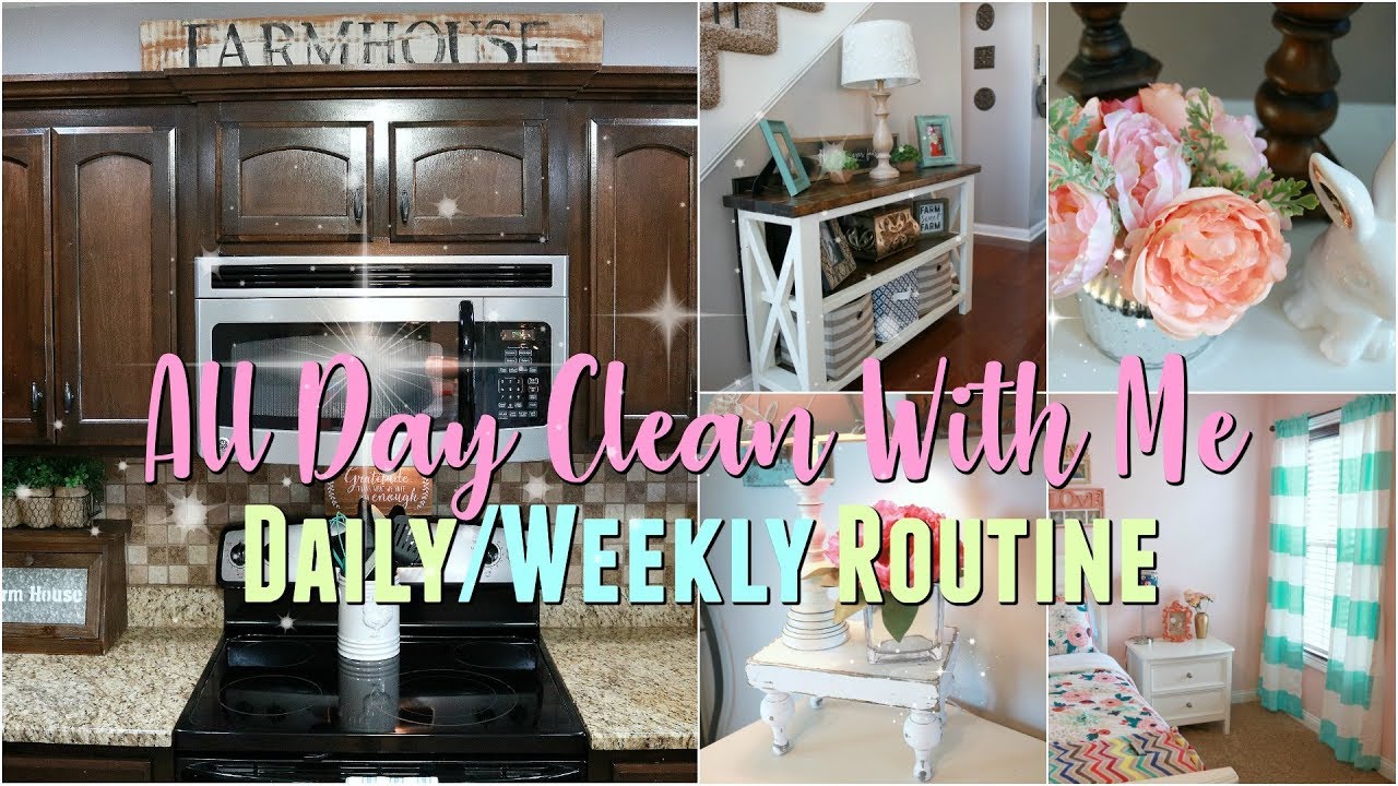 All Day Clean With Me/ Daily-Weekly Cleaning Routine/ The Best Sheets ...