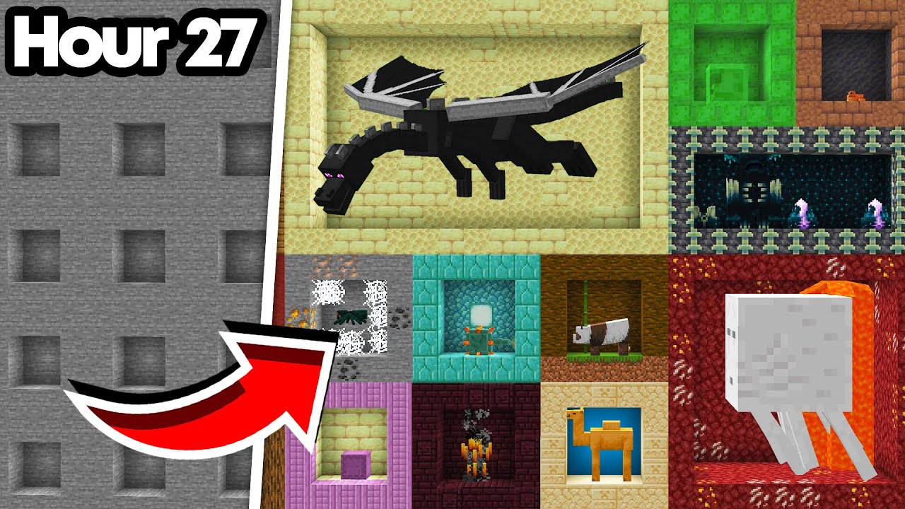 I Trapped Every Minecraft Mob In 36 Hours - YouTube