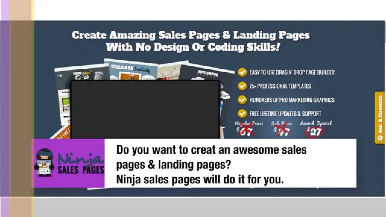 Ninja Sales Pages - Ninja Sales Pages Review & Bonus Worth $3500+ - YouTube