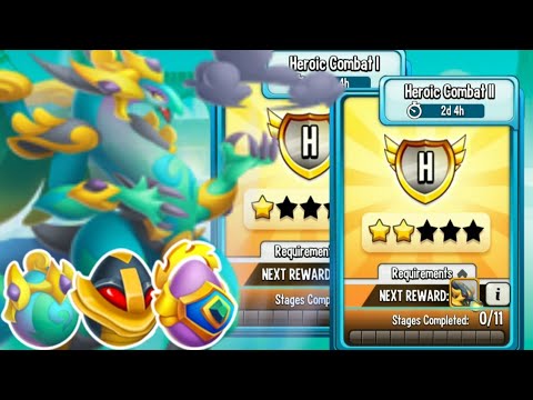 New HEROIC COMBAT I & II High Typhoon Dragon | Dragon City - YouTube