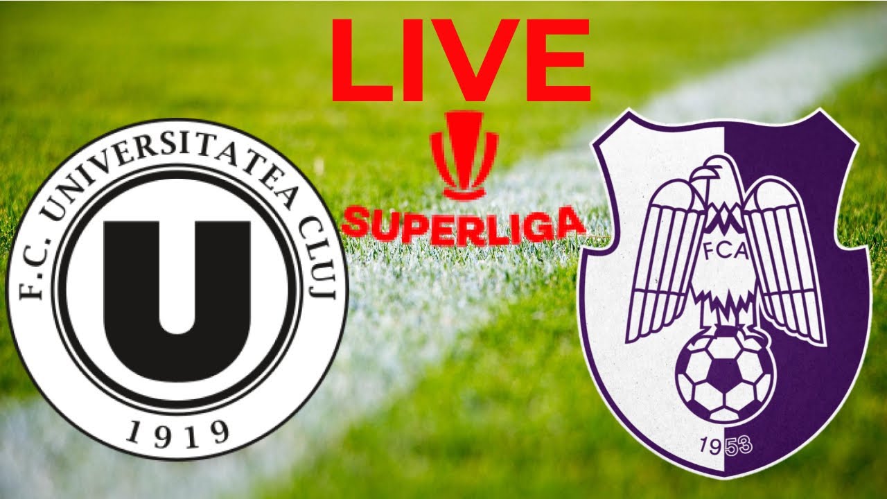 U Cluj - FC Arges MECI LIVE Superliga - YouTube