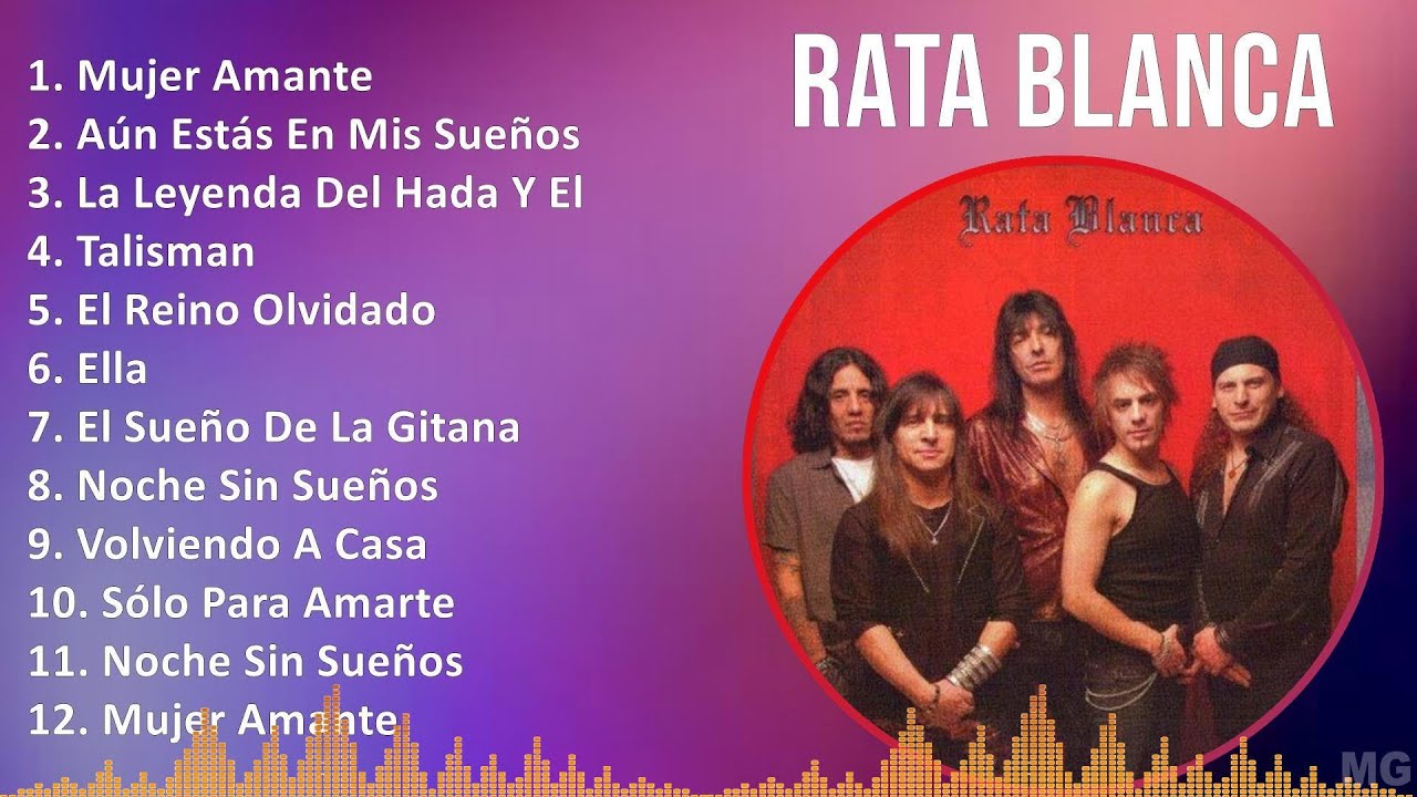 Rata Blanca 2024 MIX Grandes Exitos - Mujer Amante, Aún Estás En Mis ...