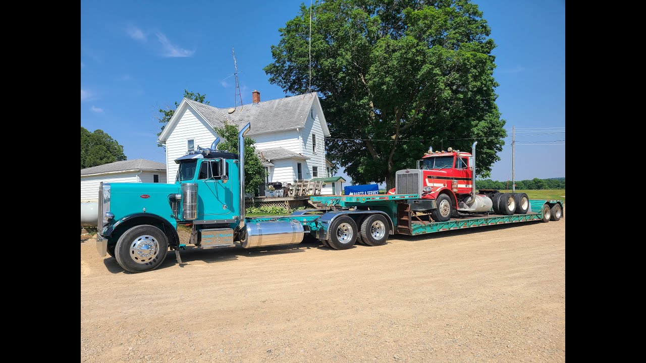 Another 359! Peterbilt "BIRDBOX" comes home Joyride does detach #3 ...