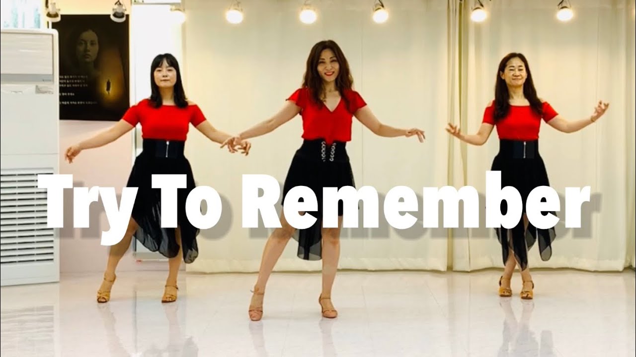 Try To Remember line dance(Beginner Waltz) Maria Tao (USA) Feb 09 - YouTube