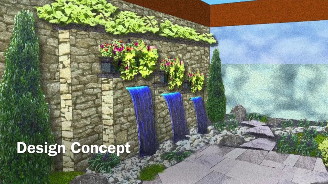 Baltimore Fountain Waterfall Design | Installation | Baltimore, MD ...
