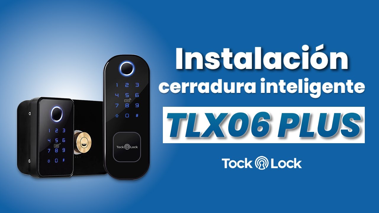 Instalación de Cerradura Inteligente TLX06 PLUS Doble Panel - Tock Lock ...