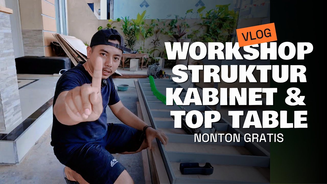 STRUKTUR KABINET DAN TOP TABLE PLYWOOD - YouTube