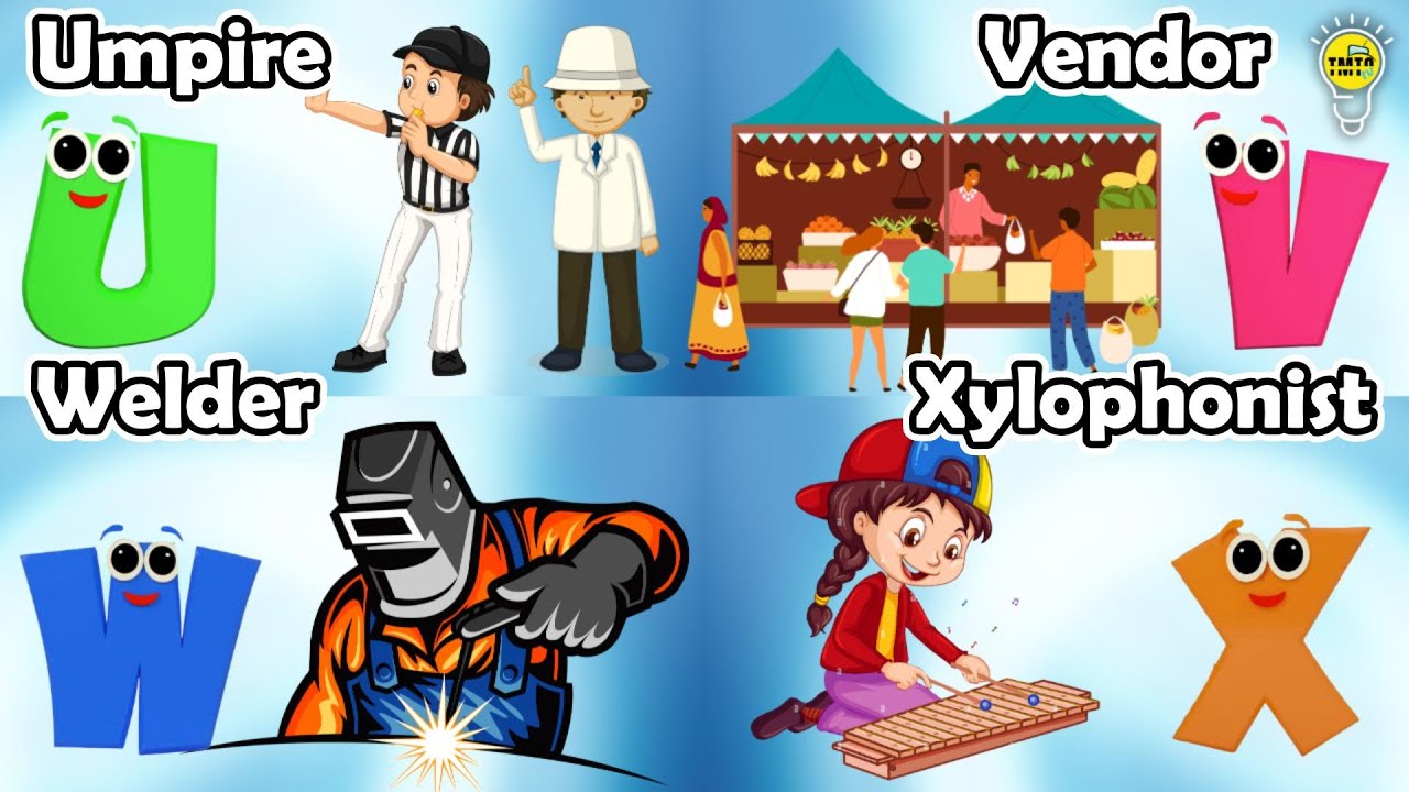 Occupation Alphabet Song | Occupation ABC Song | Phonics for Kids ...