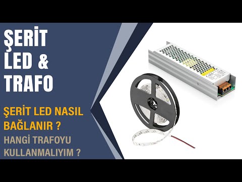 ŞERİT LED NASIL BAĞLANIR? I ŞERİT LED VE ŞERİT LED TRAFOSU I ELEKTROMARKETİM