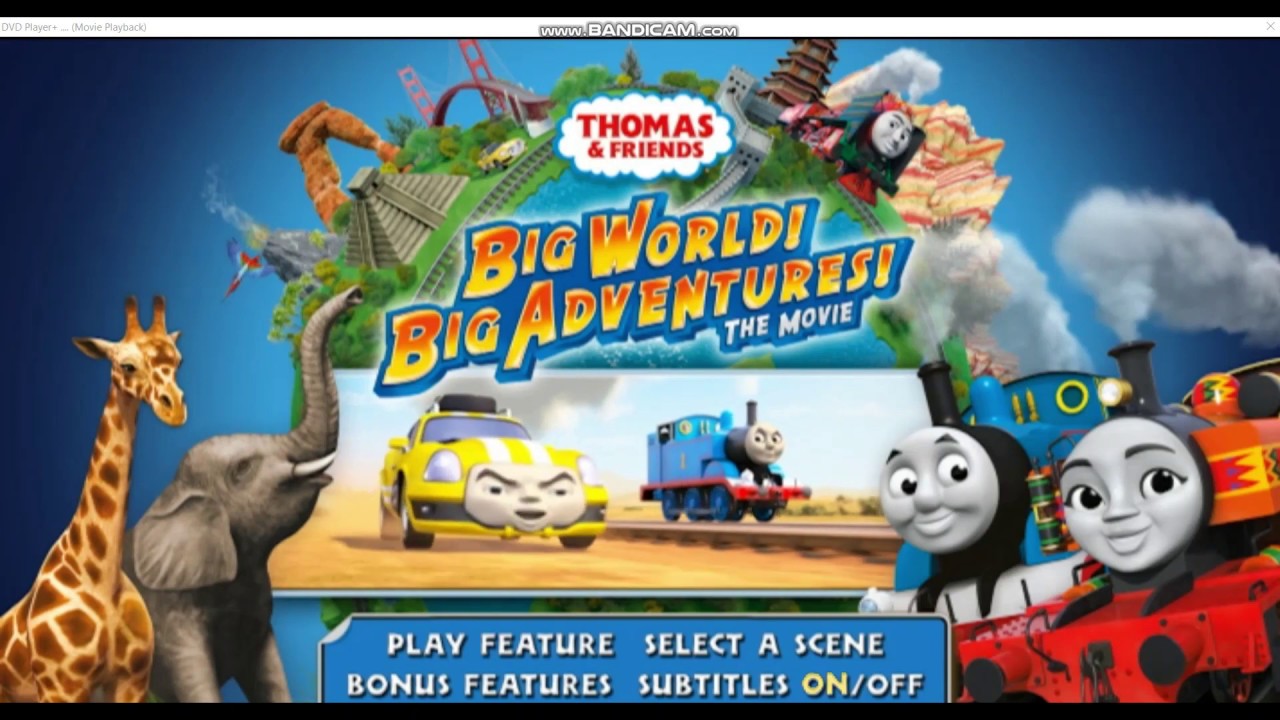 Thomas friends Big world Big adventures! dvd menu - YouTube