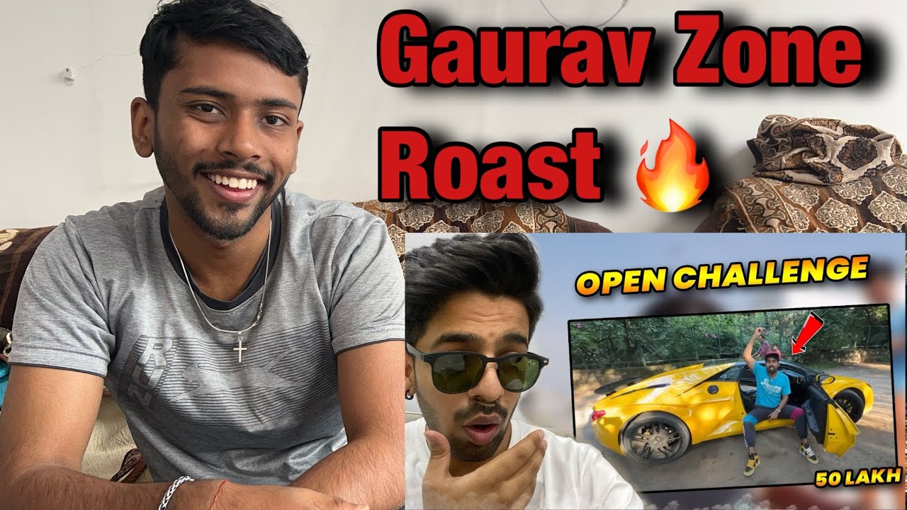 Gutsi Ladka Roasts Gaurav Zone l Reaction l The React Lab - YouTube