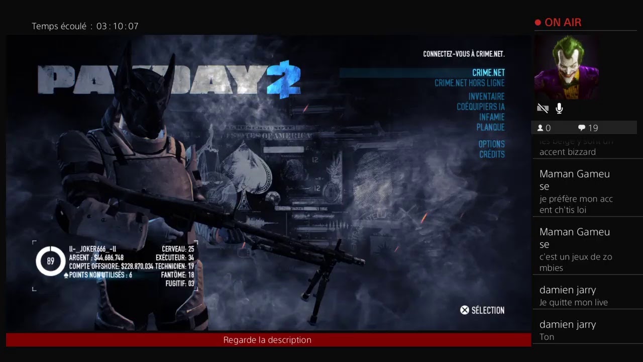 [Live/FR/ps4] payday 2 la meth - YouTube