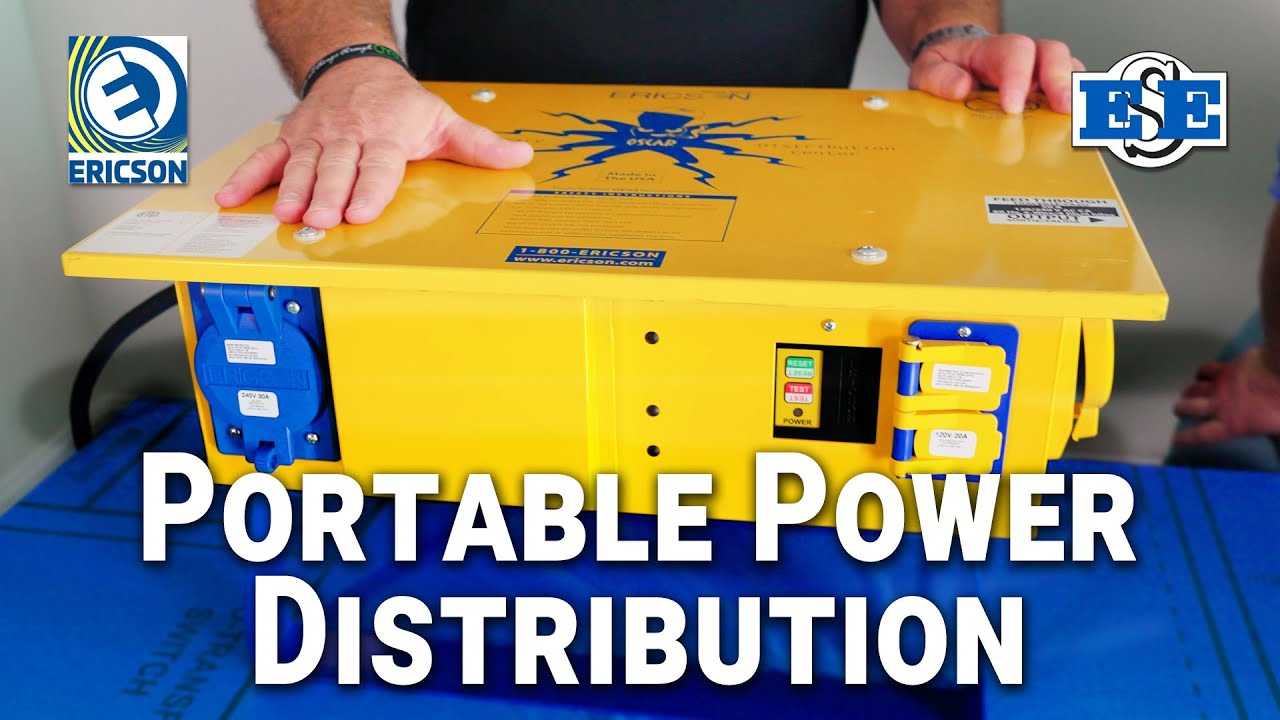 Ericson Spider Box: Portable Distribution Unit for Temporary Power ...
