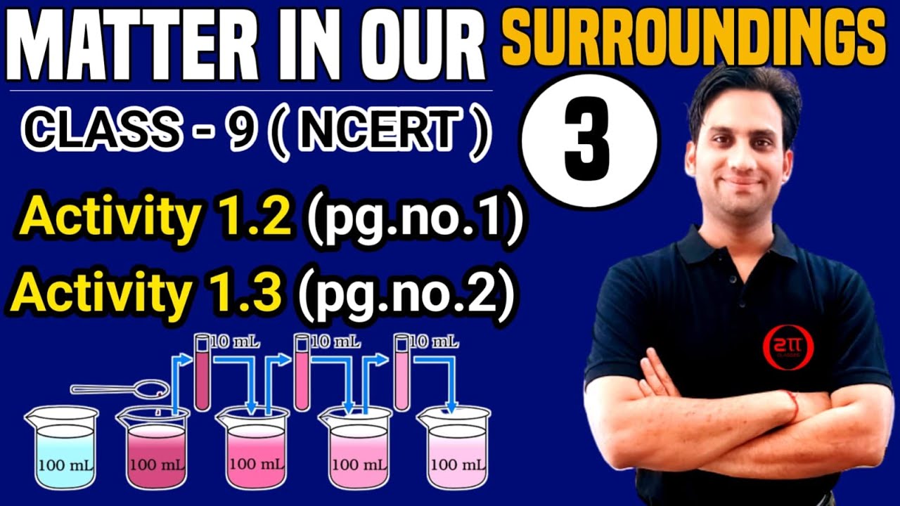 Activity 1.2 (pg.no.1) | Activity 1.3 (pg.no.2) | Matter in Our ...