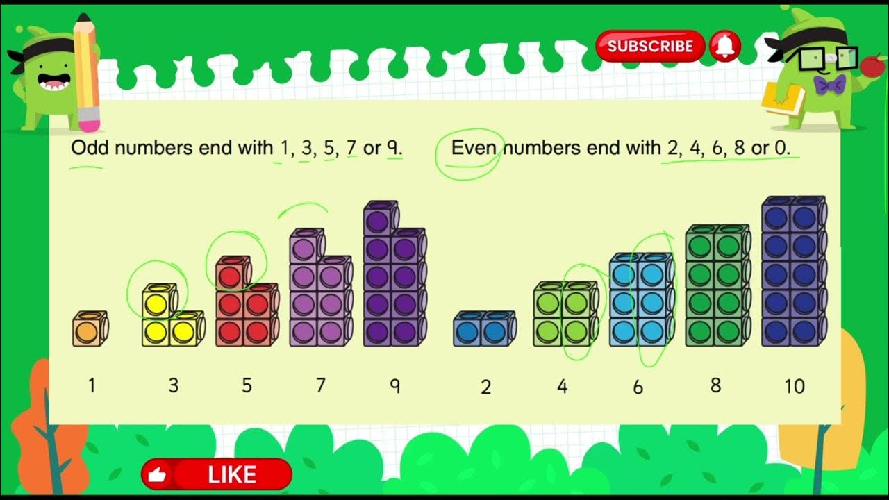 Carroll Diagrams and Odd vs. Even Numbers | Fun Math Lesson for Kids ...