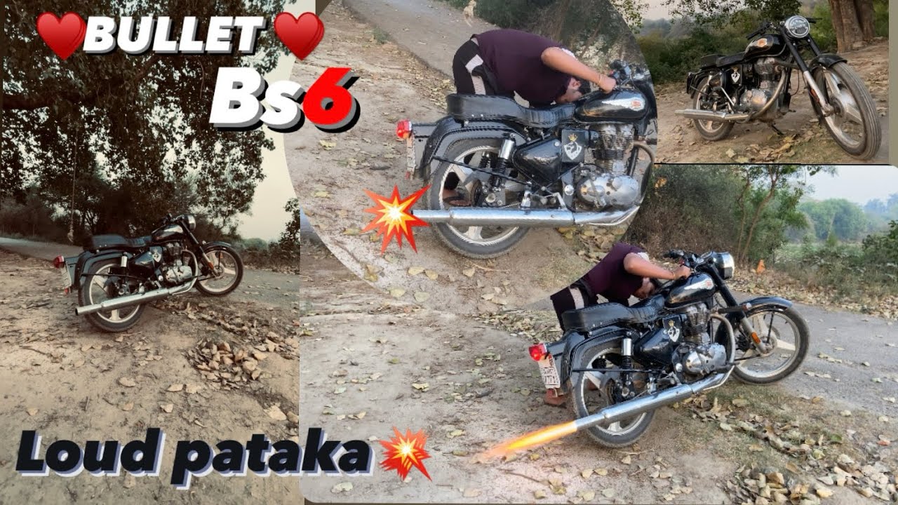 💣Pataka💥test in bs6 🚨bullet #bs6 #bullet #bulletlover #bullet350 # ...