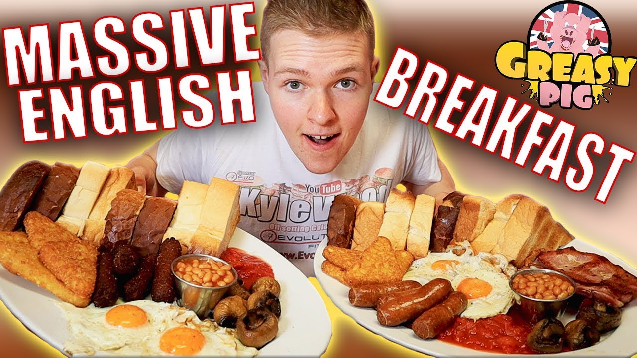MASSIVE FULL ENGLISH BREAKFAST | CHALLENGE! | BeardMeatsFood Record ...