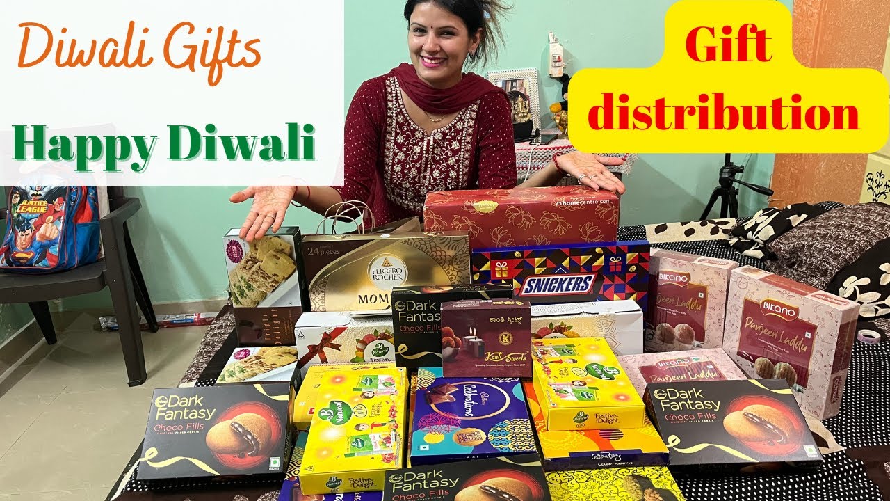 Gift Distribution || Diwali 🪔 Gifts 🎁 || Diwali gifts ideas 💡 - YouTube