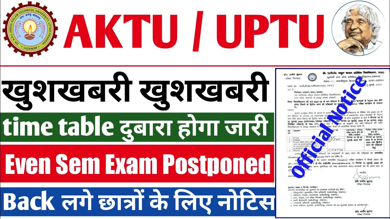 Result बड़ी अपडेट 🔥 Aktu Odd Sem Result 2024 Aktu Latest News Aktu
