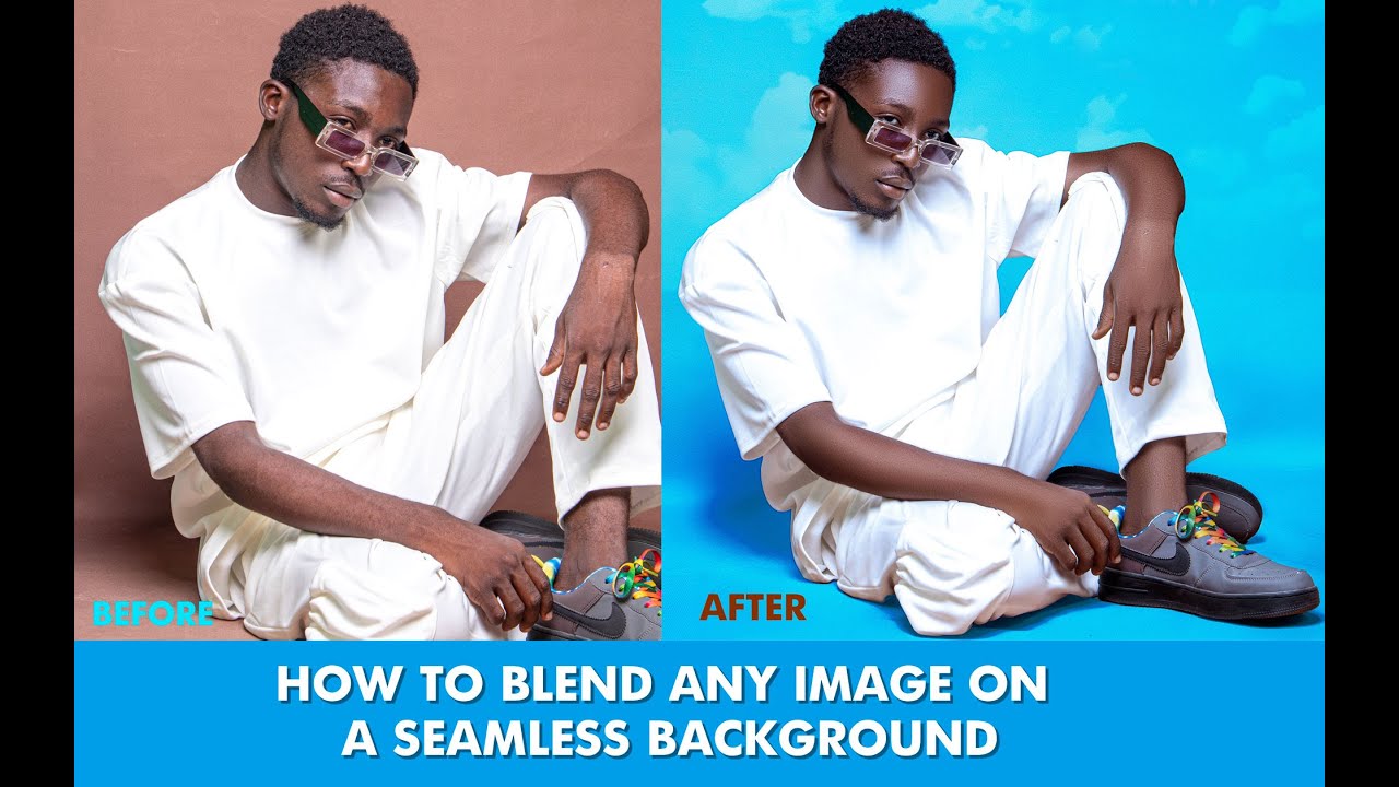 HOW TO BLEND ANYTHING ON A SEAMLESS BACKGROUND | CREATE A realistic ...