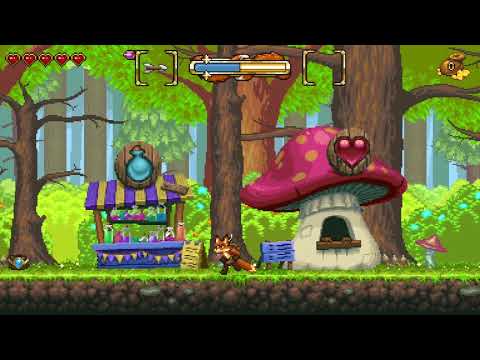 FOX n FORESTS [cool pixel-graphics 2d platformer] - YouTube