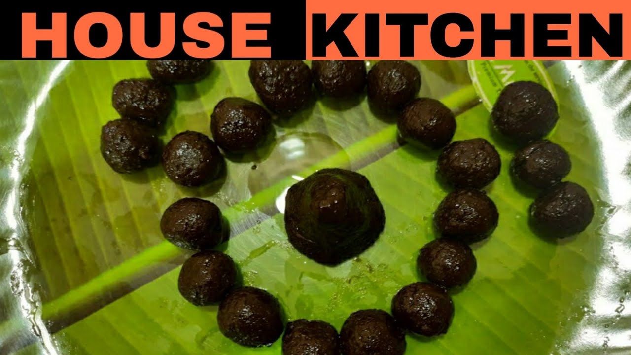 Ellu Urundai Recipe in Tamil/Black Sesame Balls/Sesame Laddu Recipe ...