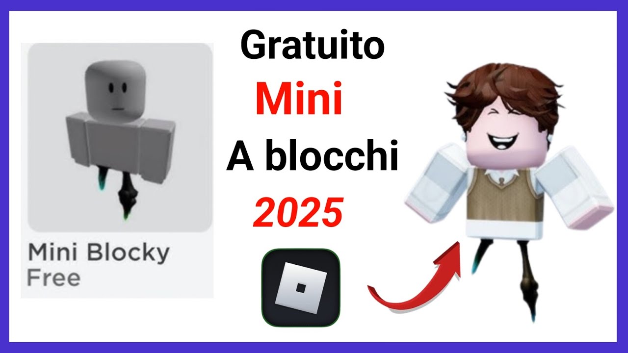 Come ottenere Mini Blocky gratis in Roblox (2025) || Nuovi oggetti in Roblox - YouTube