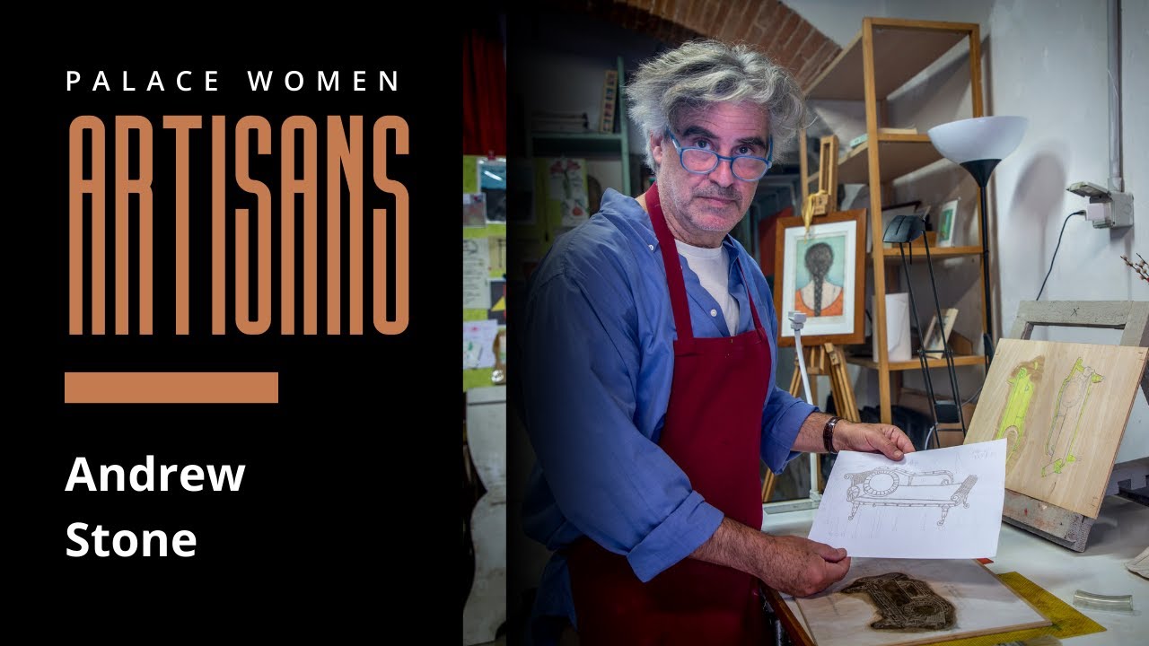 Palace Women Artisans: Andrew Stone (watercolor woodblock prints) - YouTube