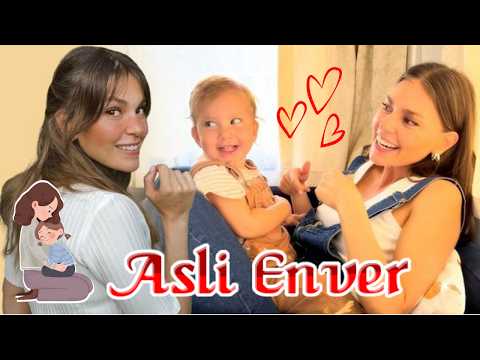 Asli Enver enjoying motherness