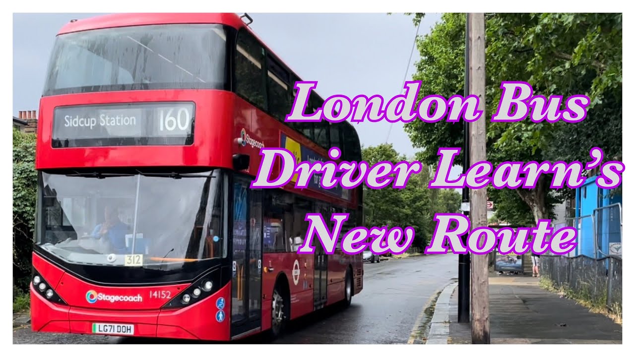 London Bus Driver Learn’s The New 160 Route - YouTube