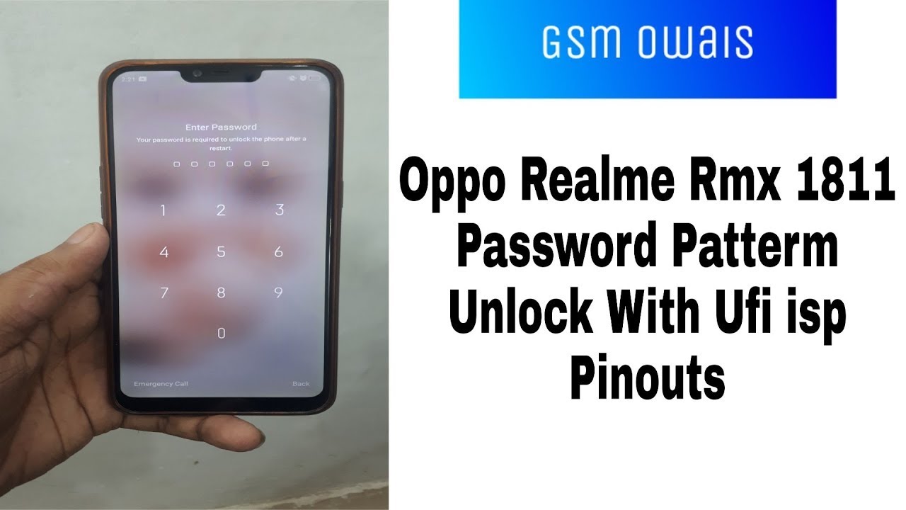 LIVE - Realme C1 Rmx 1811 Password Unlock - YouTube