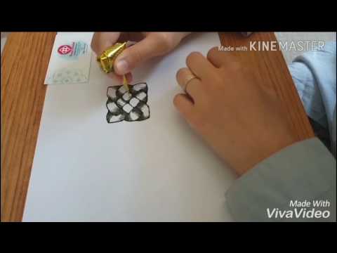 Hint Kınası ile Basit Desen Çizimi/Basic Design with Henna - 1