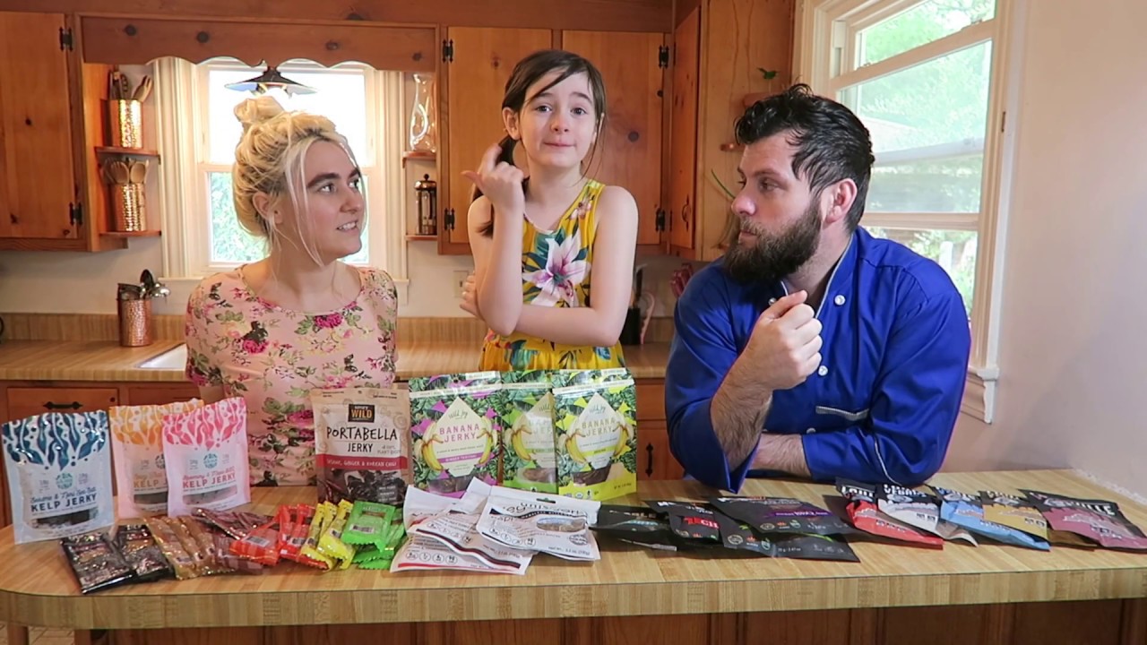 ULTIMATE VEGAN Jerky Taste Test - Fad Foods with Jeremiah - YouTube